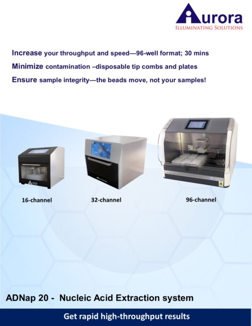 ADNap 20 series of Nucleic acid extraction systems - Aurora
